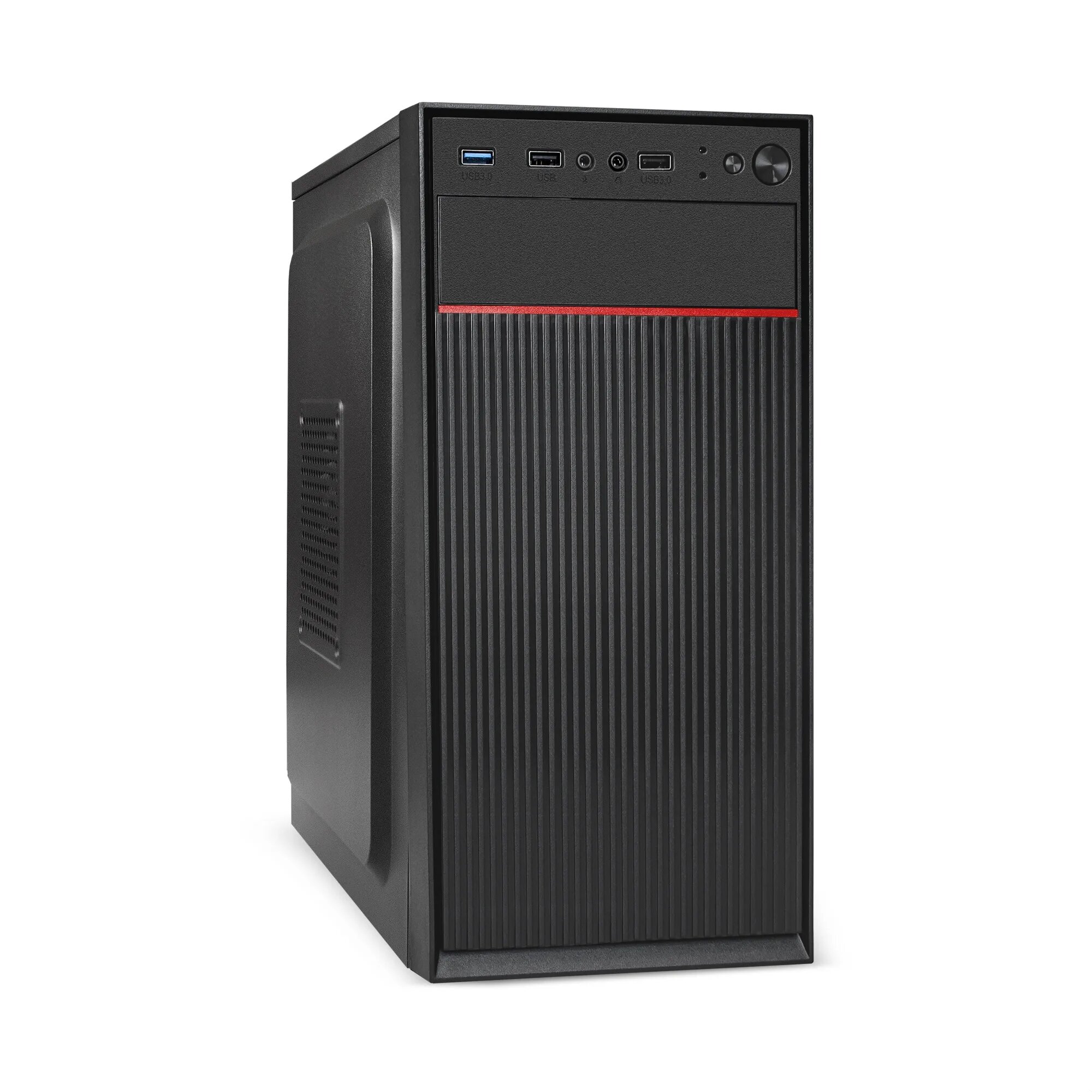 Корпус для компьютера ExeGate BAA-113 EX292349RUS, БП 400 Вт, Mini-Tower, Micro-ATX, черный