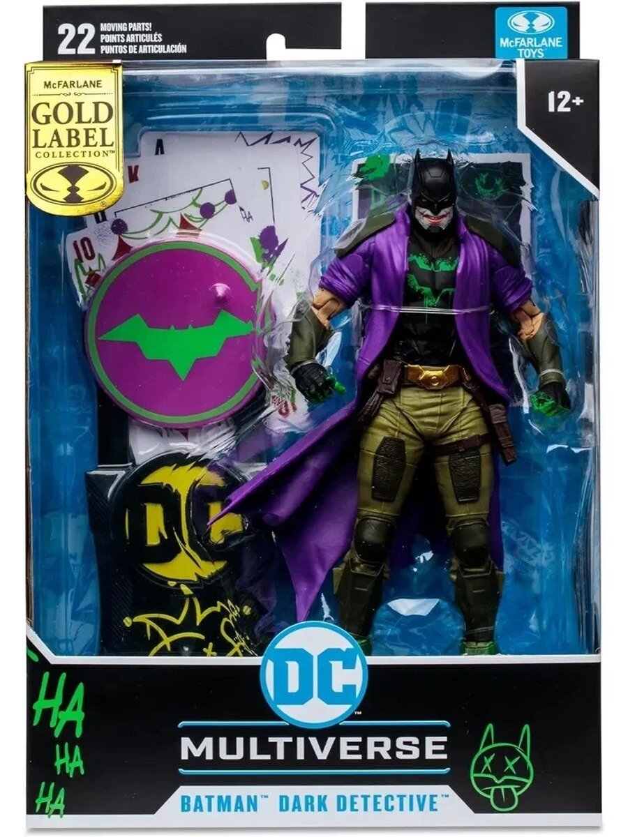McFarlane Toys DC, Фигурная модель куклы 18 см, Золотой логотип