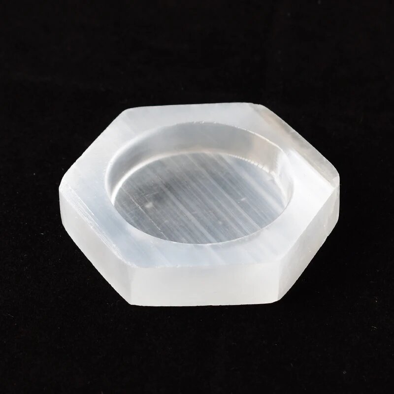 Шестигранная чаша из селенита RYCRYSTAL