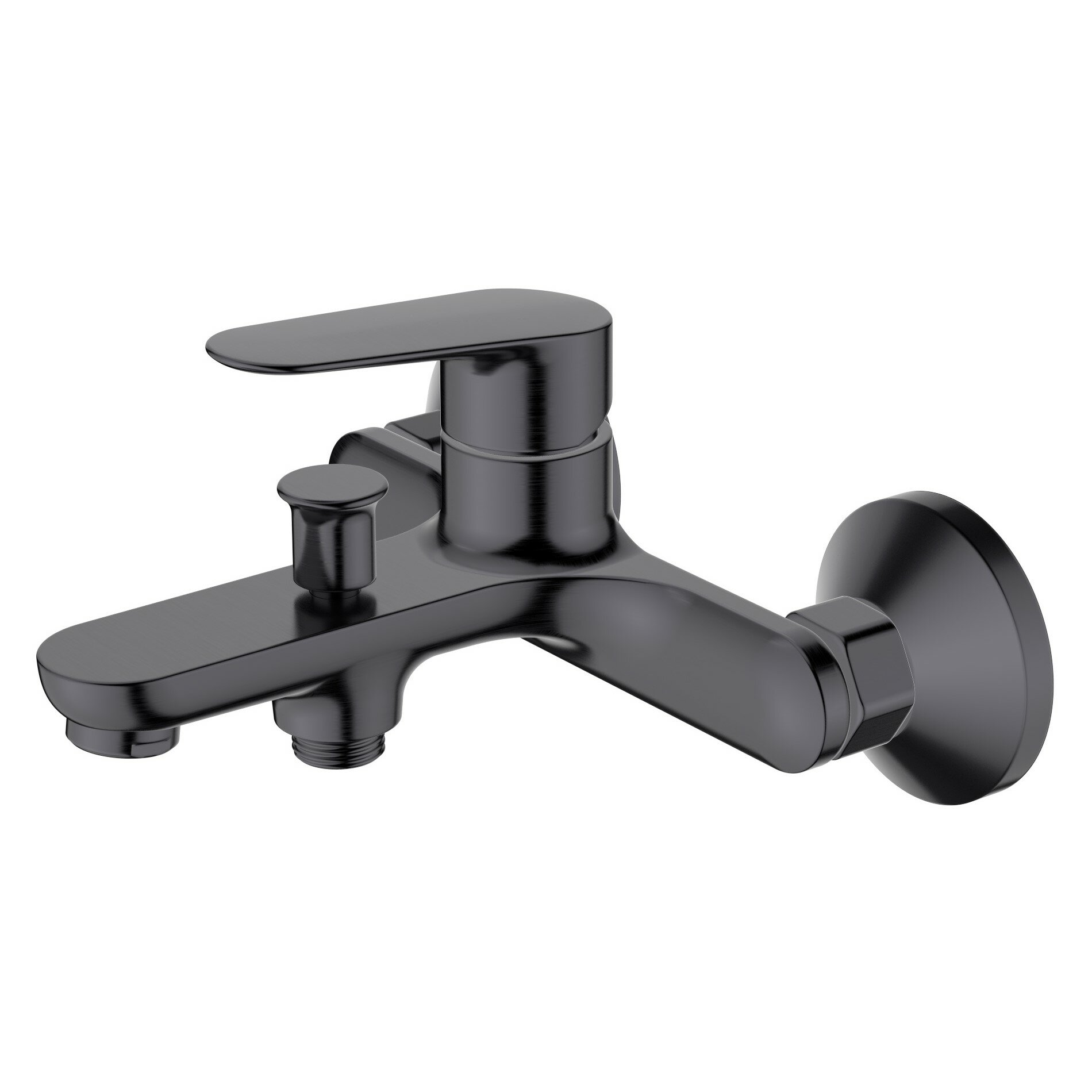 Смеситель для ванны Haiba HB60796-3, оружейная сталь