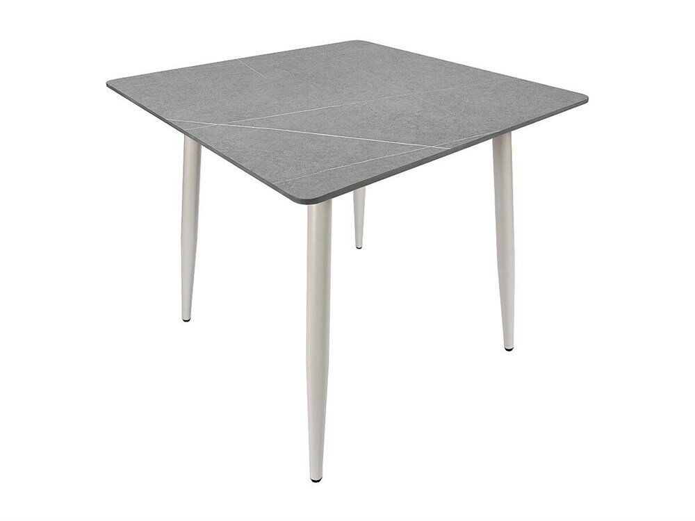 VVT Стол Uni-Form-S.2B, столешница Каменная плита Grey Matt, каркас Сталь SGrey, 727*800*800 SGrey/Grey Matt Cliff