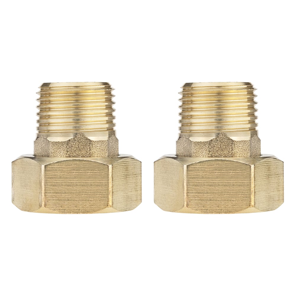Монтажный комплект для счётчика воды с накидной гайкой MasterProf 1/2"х3/4" внутренняя-наружная резьба (2 шт.) MP ИС.071229