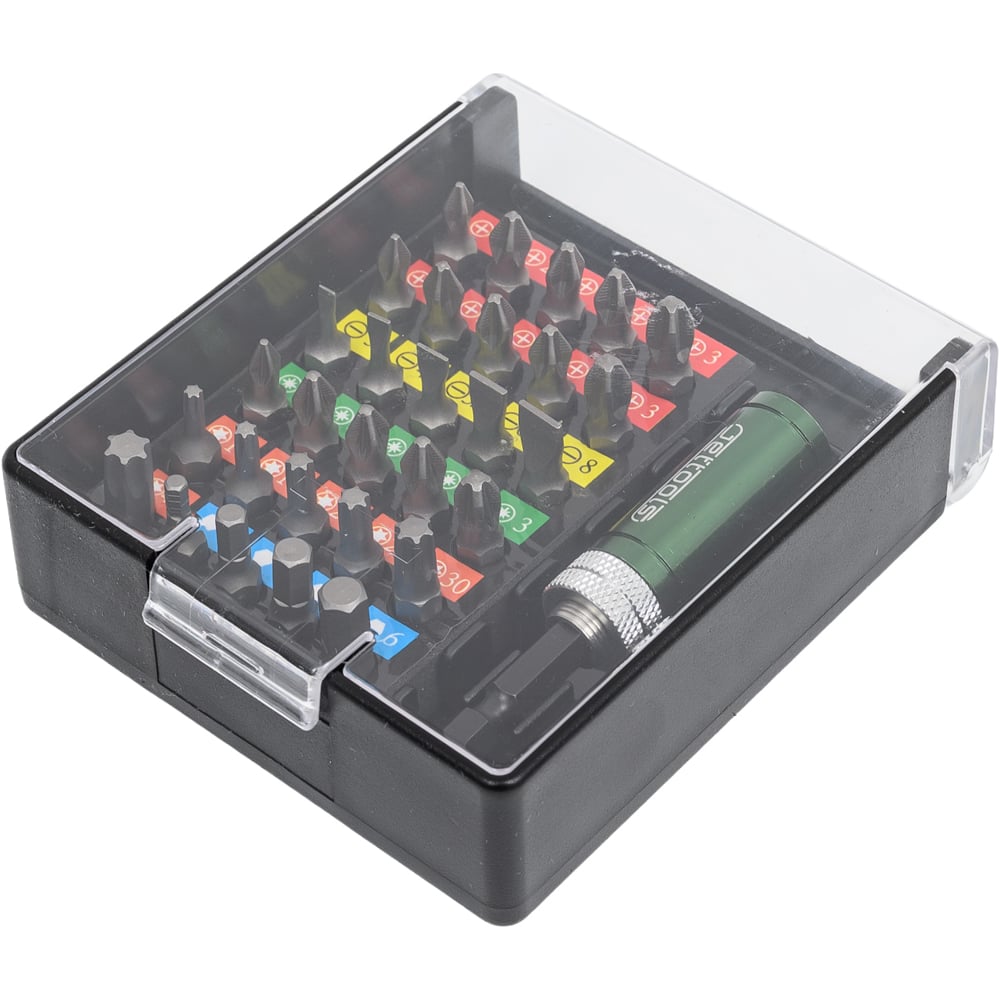 Биты в наборе с адаптером 30 шт Jettools W-4731