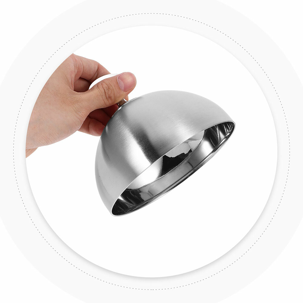 Stainless Steel Food Dome For Steak And Sandwiches Practical Design With Handle 14.00X14.00X12.00Cm