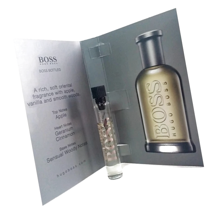 Мужская туалетная вода Hugo Boss Bottle 1.5 мл сэмпл - Хуго Босс Ботлед миниатюра