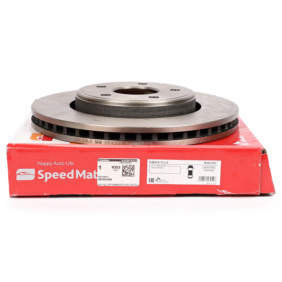 Диск Тормозной Jeep Commander (Xk, Xh), Jeep Grand Cherokee Iii (Wh, Wk) (SPEEDMATE SM-BDU086)