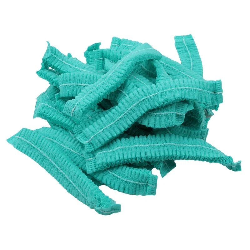 Одноразовые шапочки green, 100 шт