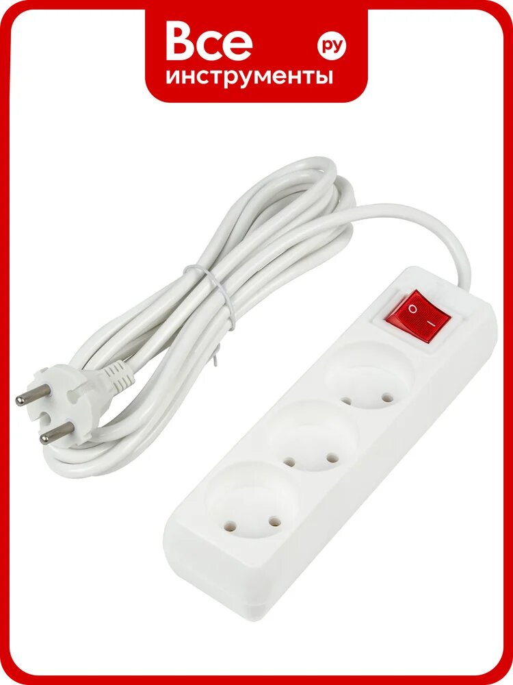 Удлинитель Uniel S-CU3-3B WHITE UL-00009995