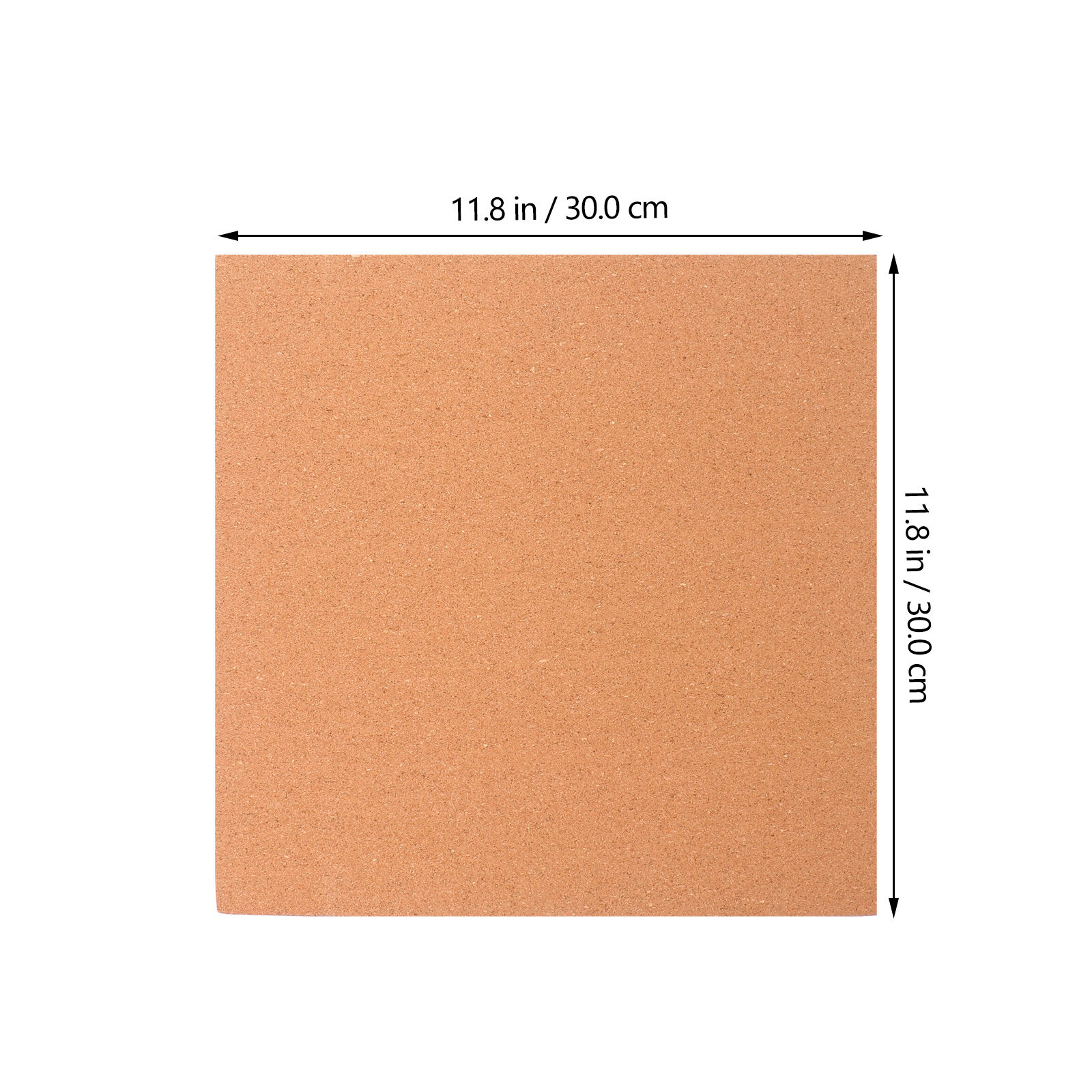 Доска Объявлений Из Пробкового Дерева Коричневого Цвета 2 Штуки 30X30X0 6Cm