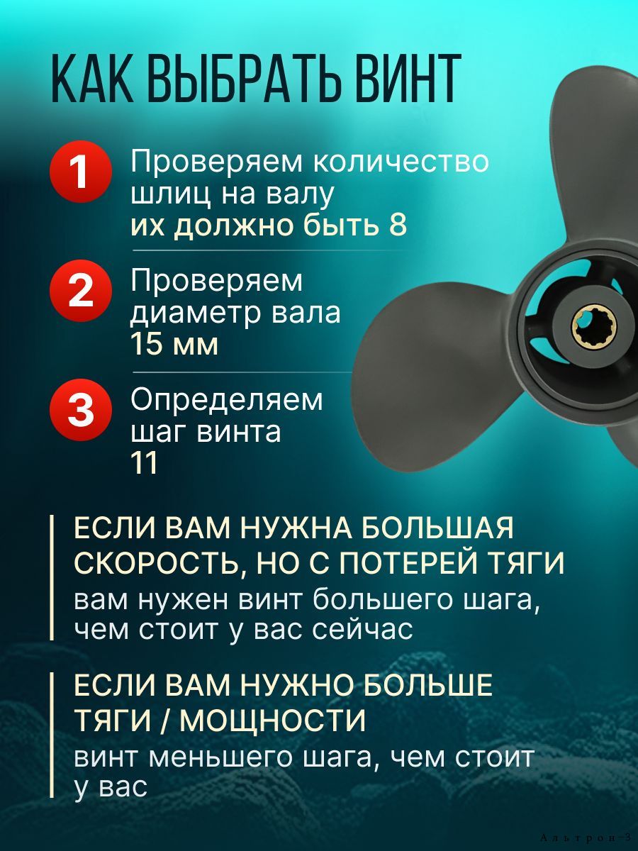 Винт для лодки — фото 1