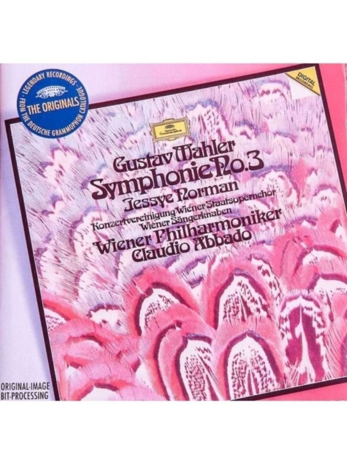 Музыка CD Gustav Mahler - Jessye Norman, Wiener Philharmoniker, Claudio Abbado - Symphony No 3 2 x CD,