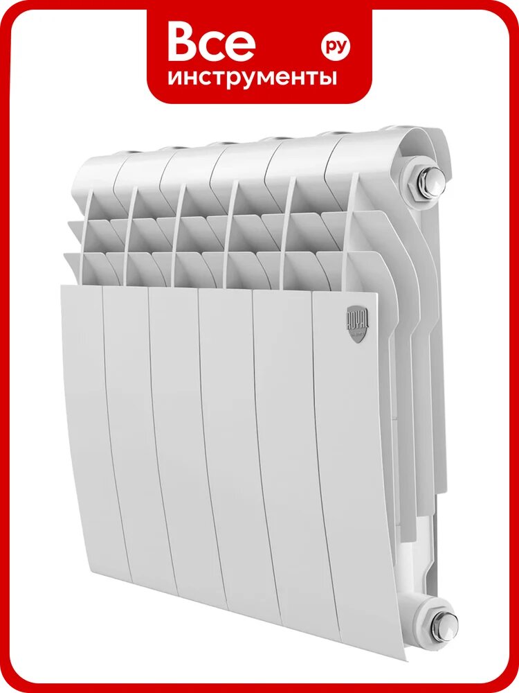 Биметаллический радиатор ROYAL THERMO BILINER B 350 белый, 6 секц. НС-1682240