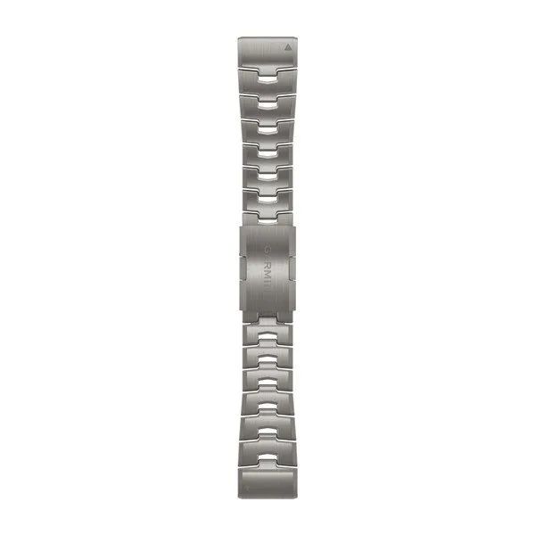 Ремешок для смарт-часов Garmin QUICKFIT 26 BAND VENTED TITANIUM BRACELET Silver 010-12864-08