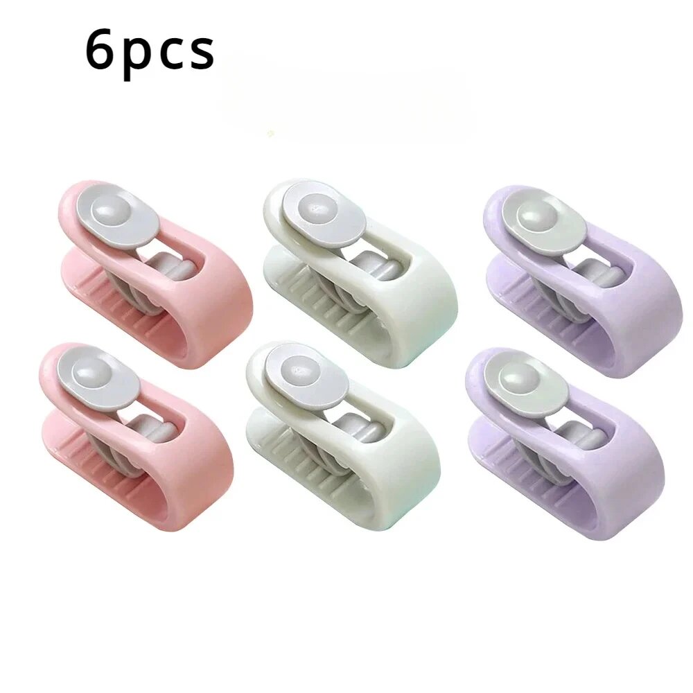 Противоскользящие зажимы для белья, 6 штук Multi-colored6PCS
