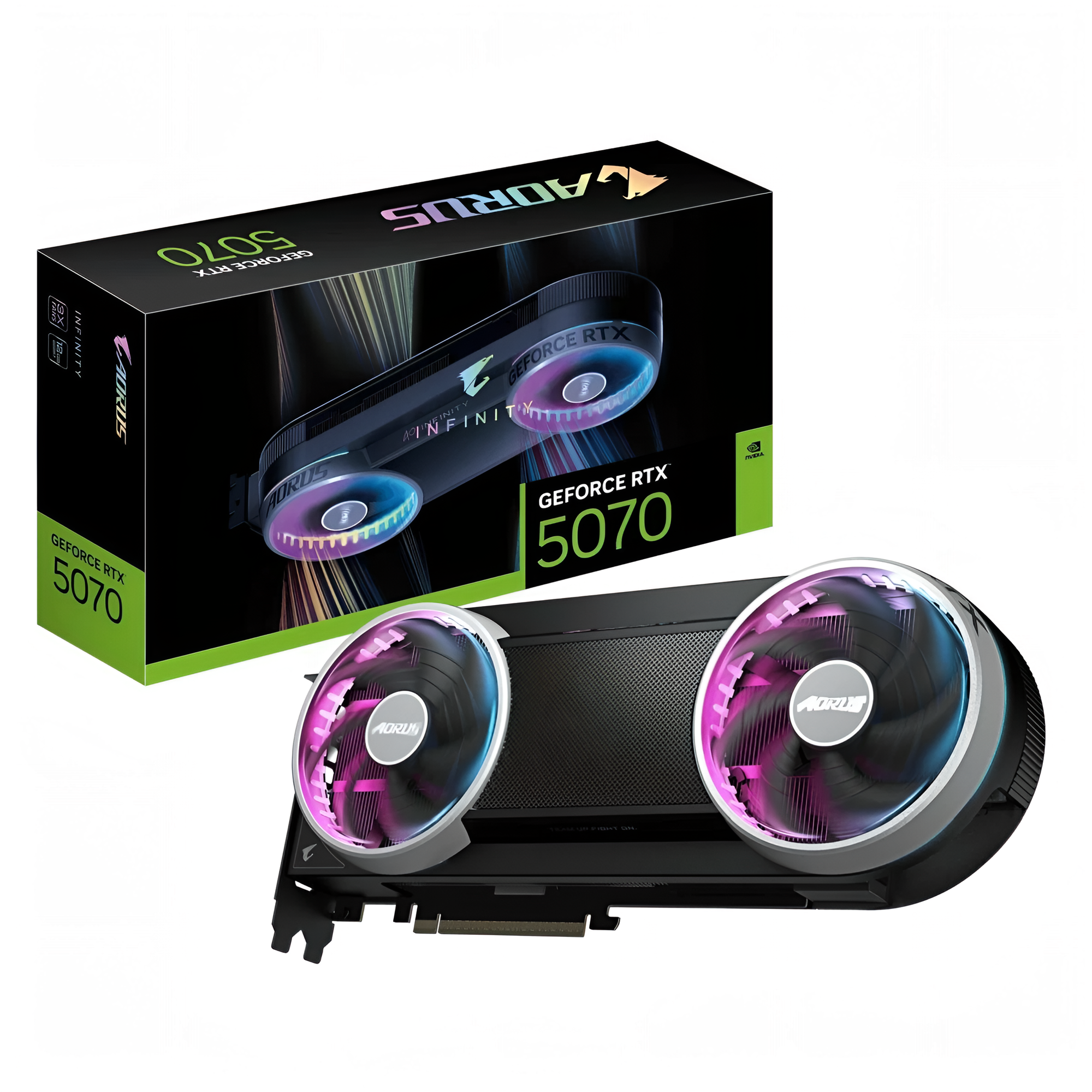 Видеокарта GIGABYTE GeForce RTX 5070 Ti AORUS INFINITY 16GB (GV-N507TAORUS IF-16GD)