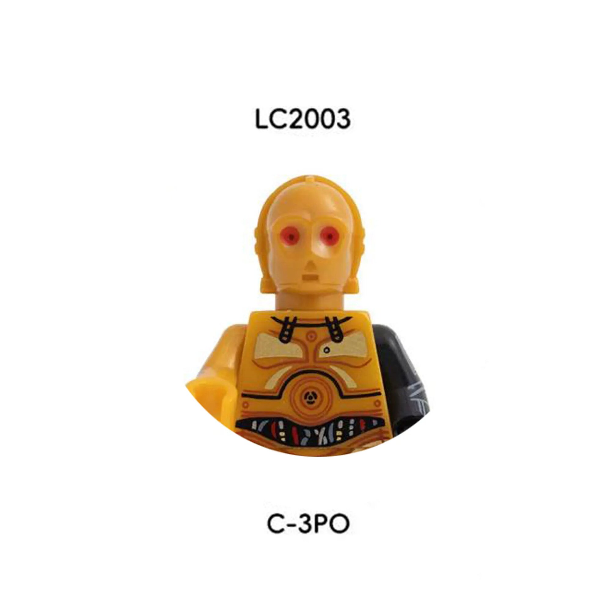 Конструктор STAR WARS мини-фигурки Желтый, K-LC2003