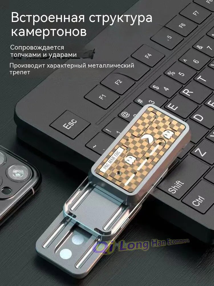 Сотовый толкатель карт с бесконечным количеством положений EDC Магнитный вилы Snap Coin