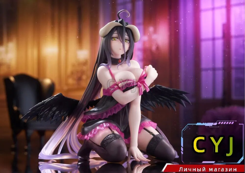 TAiTO Аниме Фигура/OVERLORD Desktop Cute albedo Pajamas/CYJ