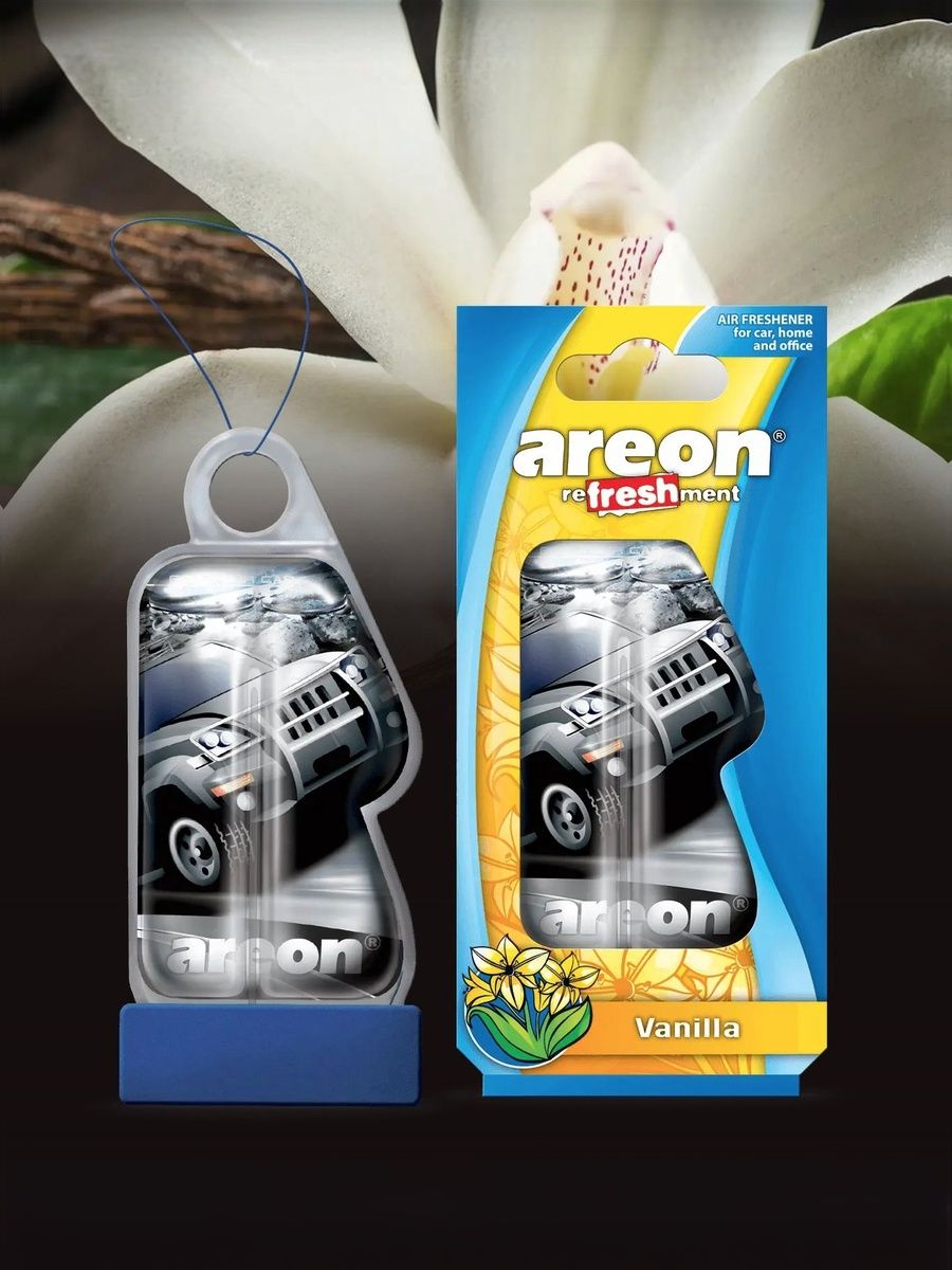 Ароматизатор Areon Liquid Refreshment Vanilla, подвесной гелевый