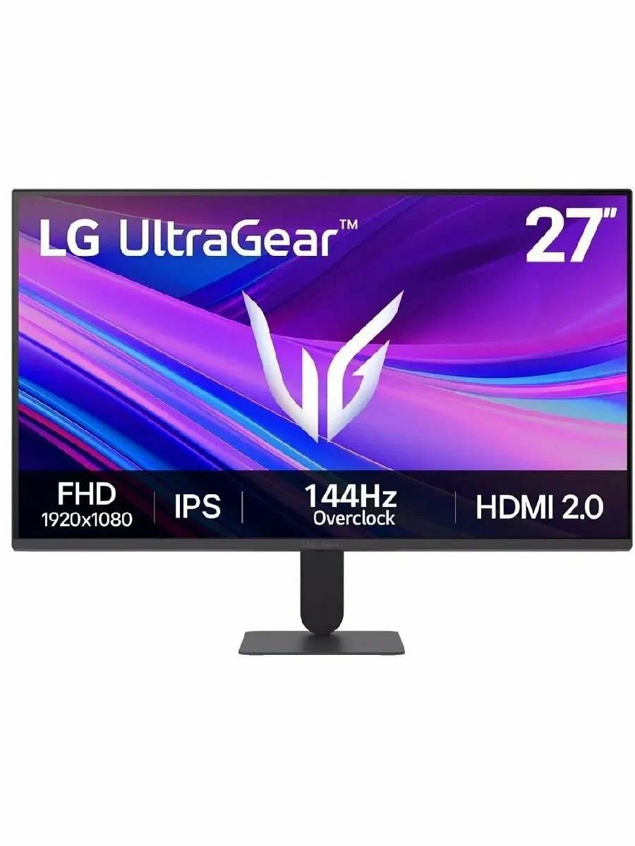 Игровой монитор для компьютера с высокой частотой обновления 27" LG UltraGear 27G411A-B IPS 1920x1080 5ms HDMI, DisplayPort