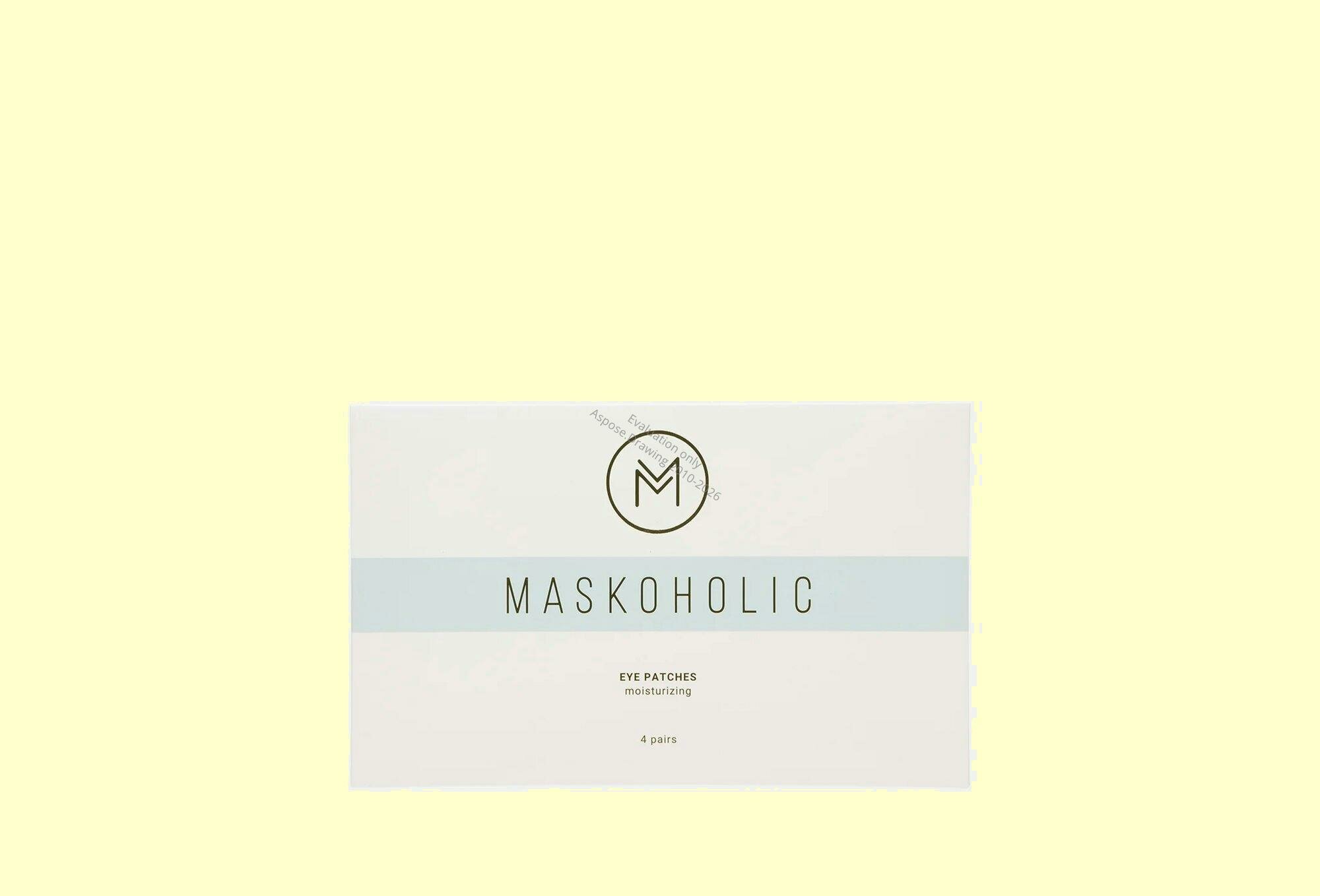 Патчи для глаз Maskoholic Moisturizing , увлажняющие, 4 пары