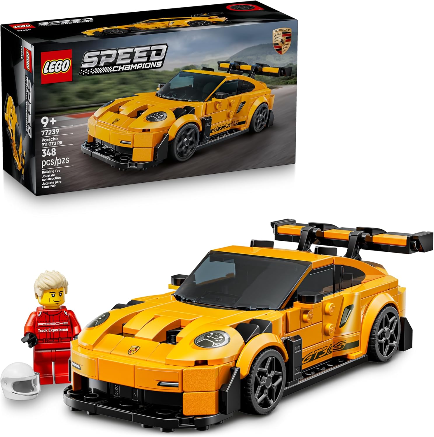 Конструктор LEGO Speed Champions Порш 911 GT3 RS 348 дет. 77239