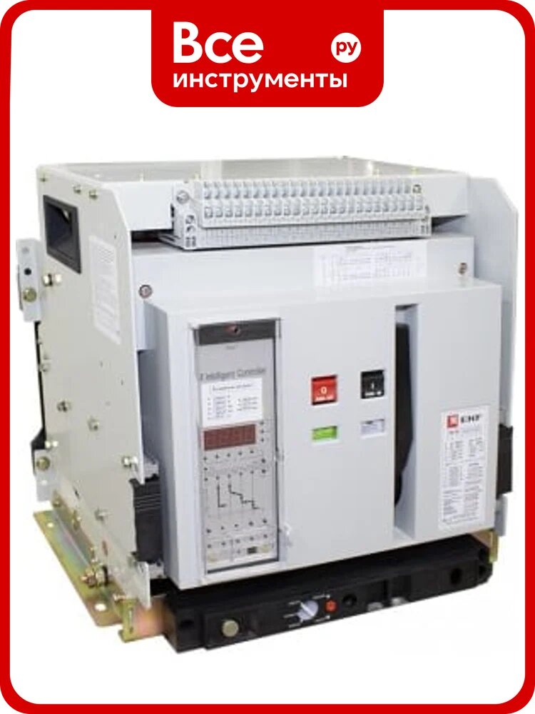 Автоматический трехполюсный выключатель EKF ВА-45 3200/3200А 80кА выкатной mccb45-3200-3200v