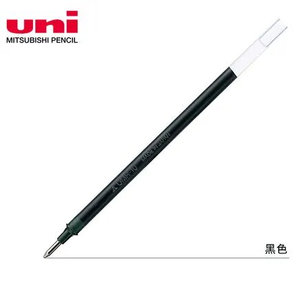 Стержни для ручек uni UMR-10, набор из 12 штук Black