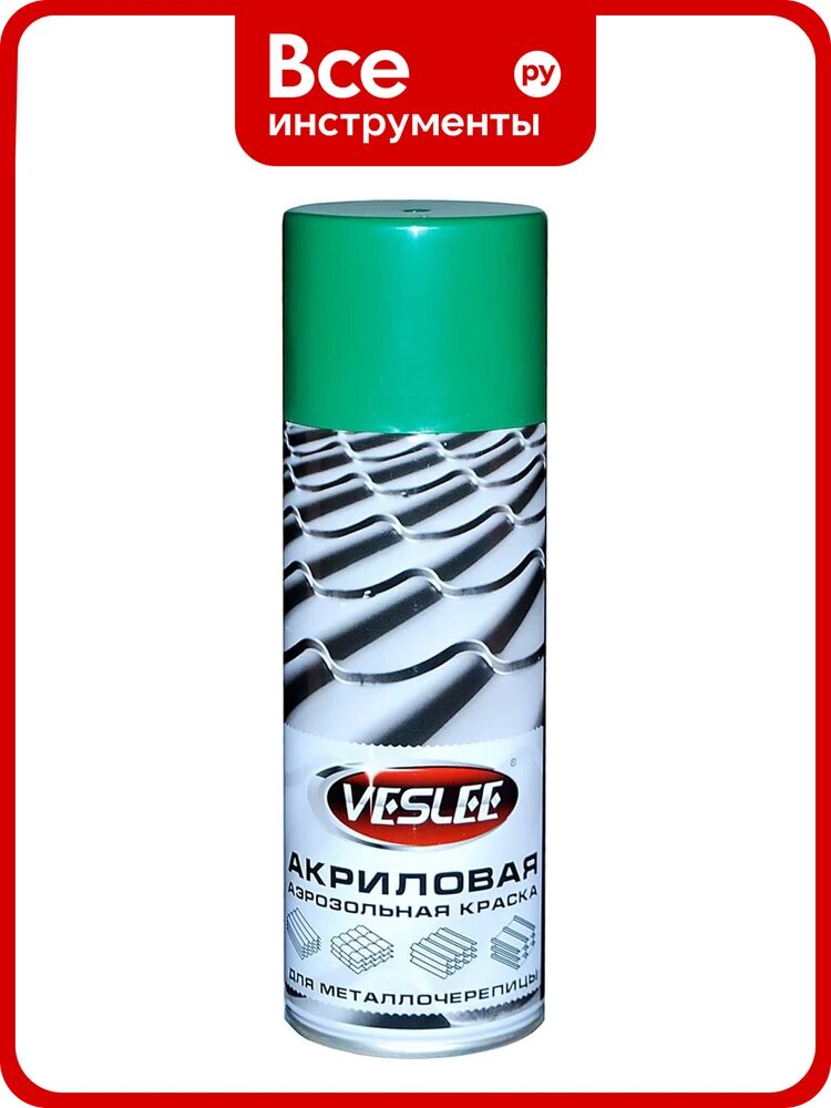 Краска для металлочерепицы Veslee зеленый мох RAL 6005 VL-P6 6005