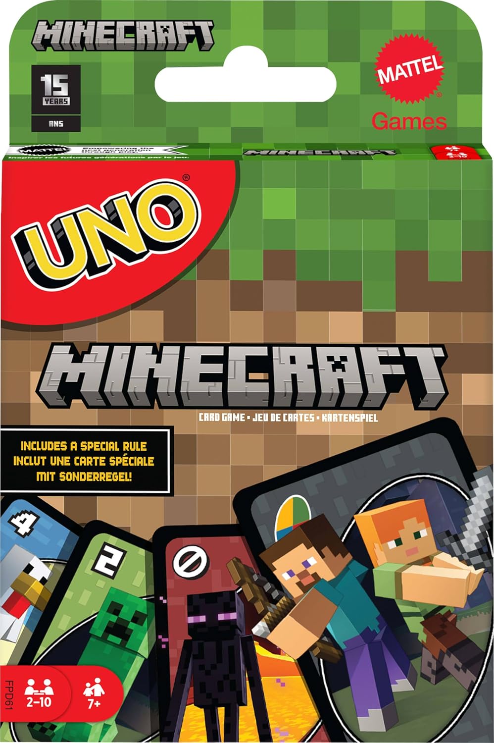 Настольная игра UNO Уно Minecraft