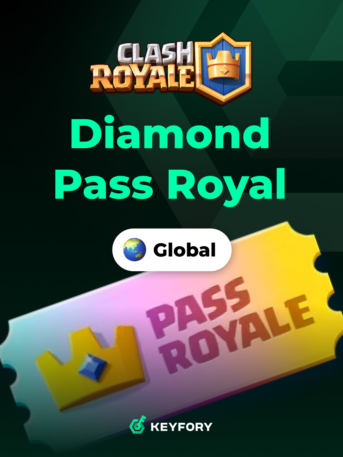 Подписка для Clash Royale - Алмазный Пропуск / Любой регион / Цифровой ключ