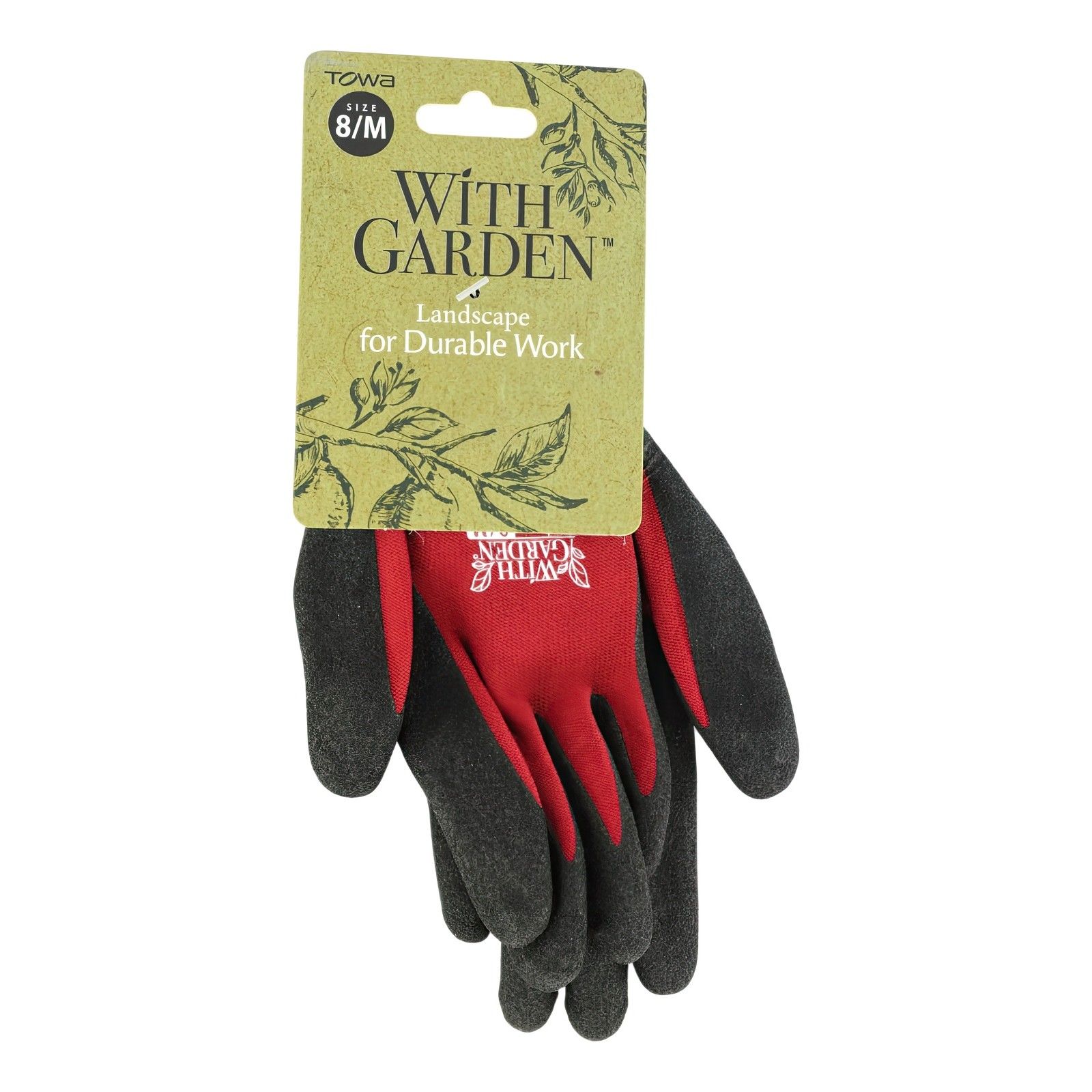 Towa Gloves Перчатки для бытовых и хозяйственных работ по дому и саду из нейлона с нитриловым покрытием, арт. 159568