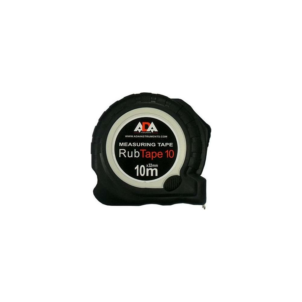 Рулетка ADA RubTape 10 (сталь, с двумя стопами, 10 м) А00154