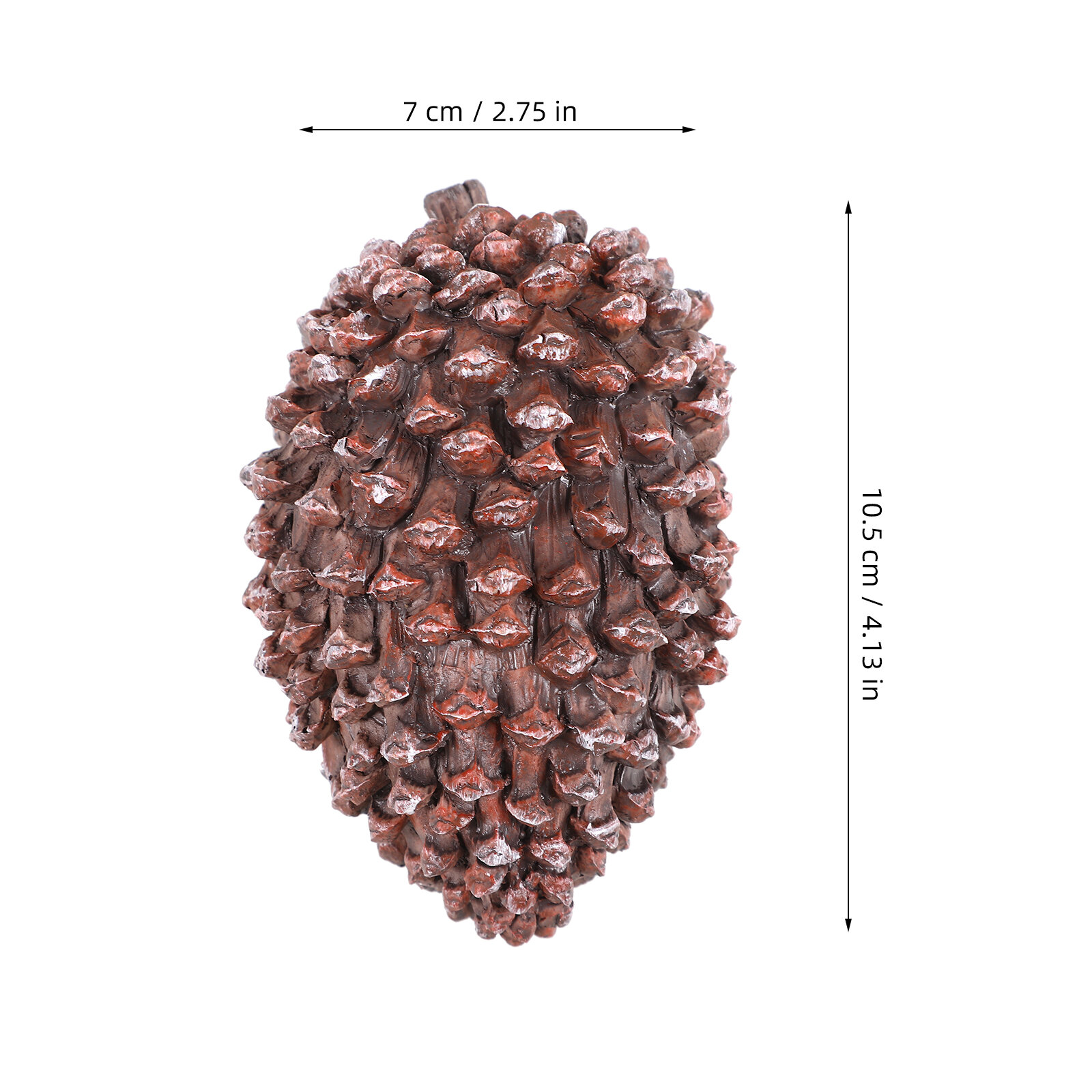 Ключница В Forme Сосновой Шишки Коричневого Цвета 10.50X7.00X5.00Cm