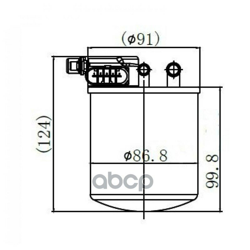 Фильтр для а/м Mercedes C W204 (06-)/E W212 (09-)/S W221 (09-)/GL X164 (10-) 2.1D/3.0D (топл. диз.) LUZAR арт. LFF15305D