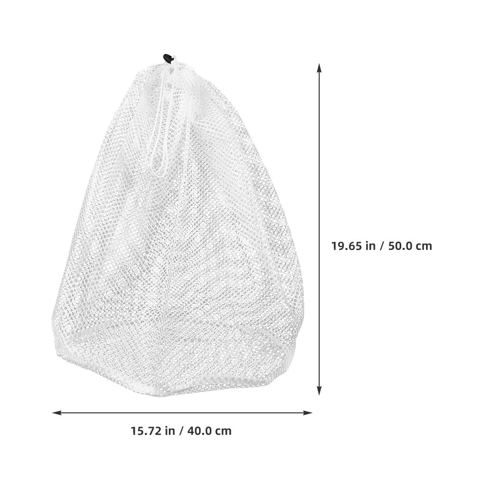 Сетчатые Мешки Для Белья 3шт Размер 50.00X40.00X0.10Cm White Для Стирки И Хранения Одежды Из Полиэстера