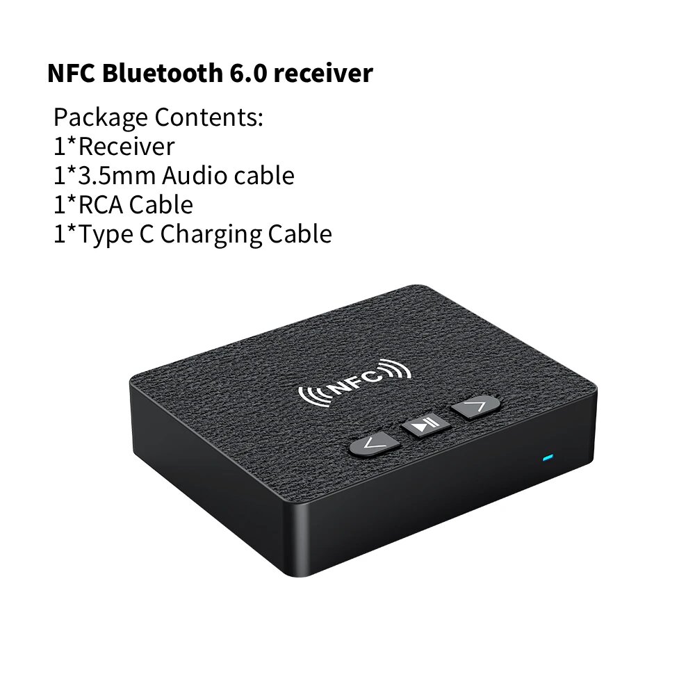 KEBIDUMEI Bluetooth 6.0 Аудиоприемник