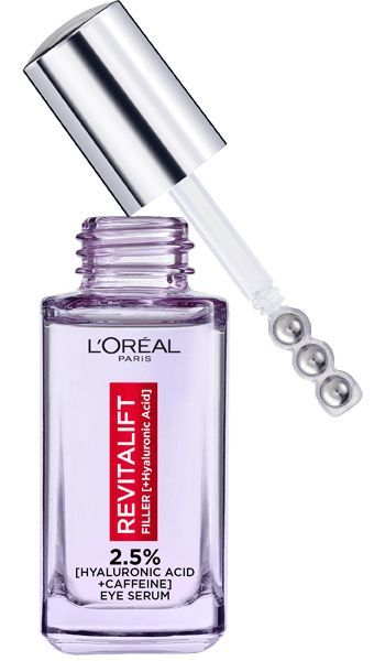 Сыворотка для кожи вокруг глаз L'Oreal Paris Revitalift Filler 2.5% Hyaluronic Acid Eye Serum, 20 мл