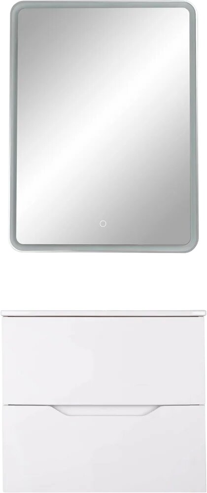 Мебель для ванной комнаты Orange Лайн 60 белая матовая