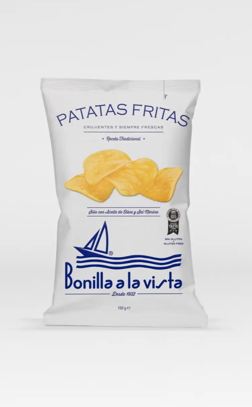 Чипсы картофельные Bonilla a la Vista, 150г, пакет