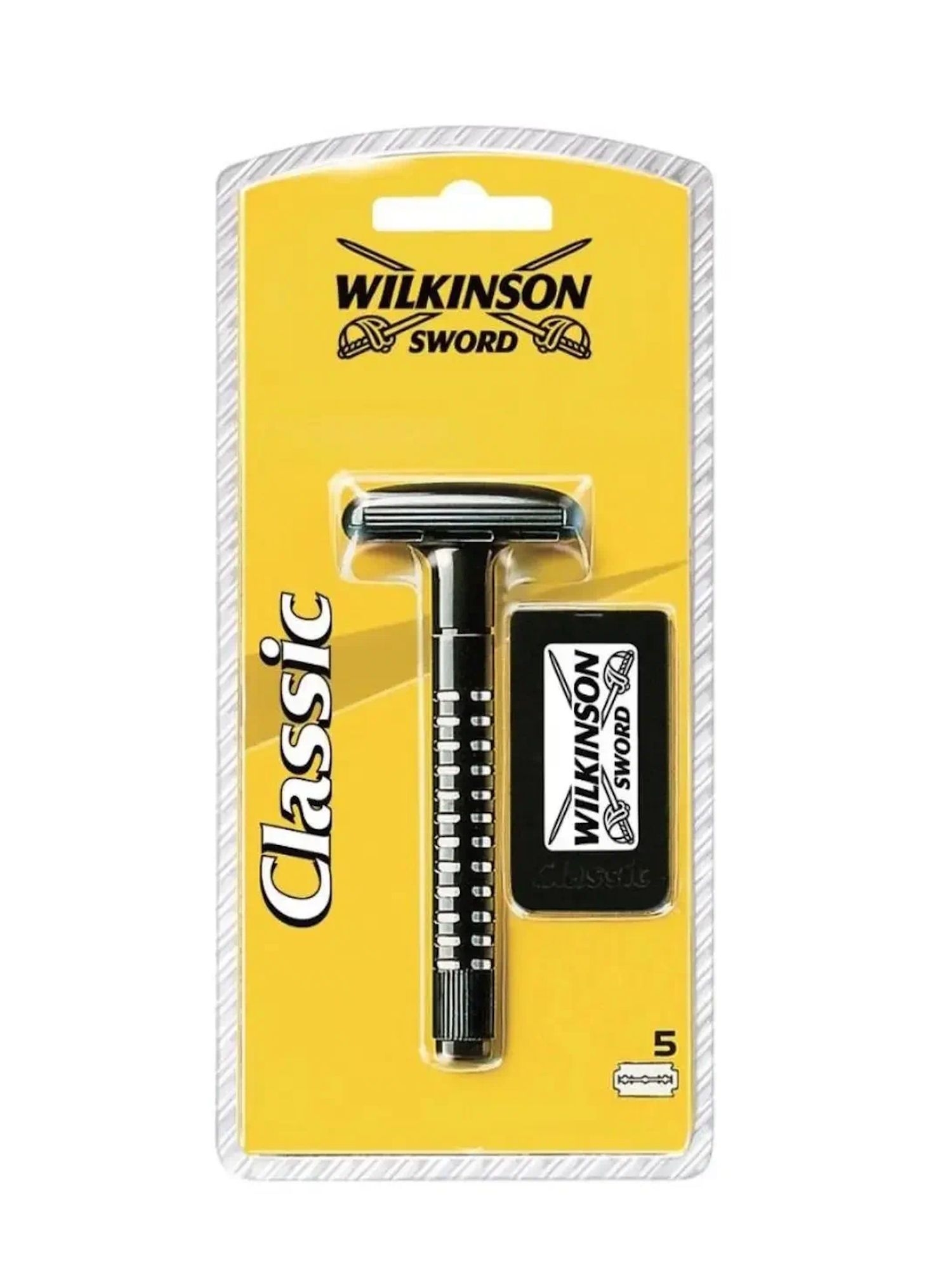 Wilkinson Sword Schick Classic Бритва классическая Т-образная (1 станок + 5 лезвий)