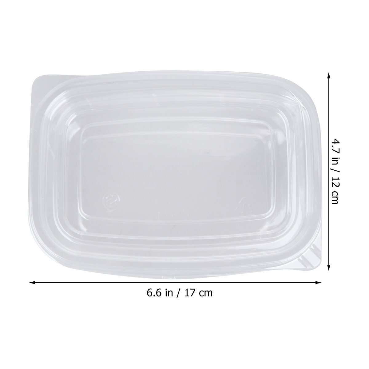 Прозрачные Коробки С Крышкой Для Фруктов 10 Штук Размер 16.00X11.00X5.00Cm Идеальны Для Переноски Еды В Поездках