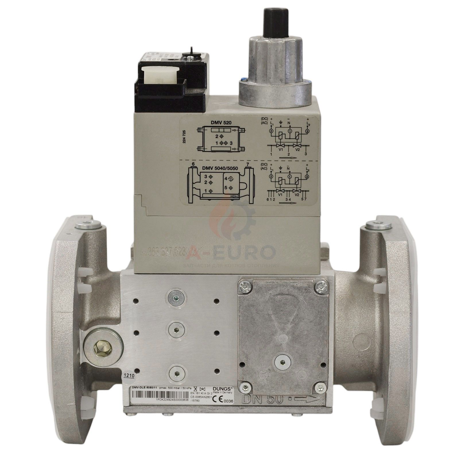 Клапан двойной электромагнитный DMV-DLE5050/11