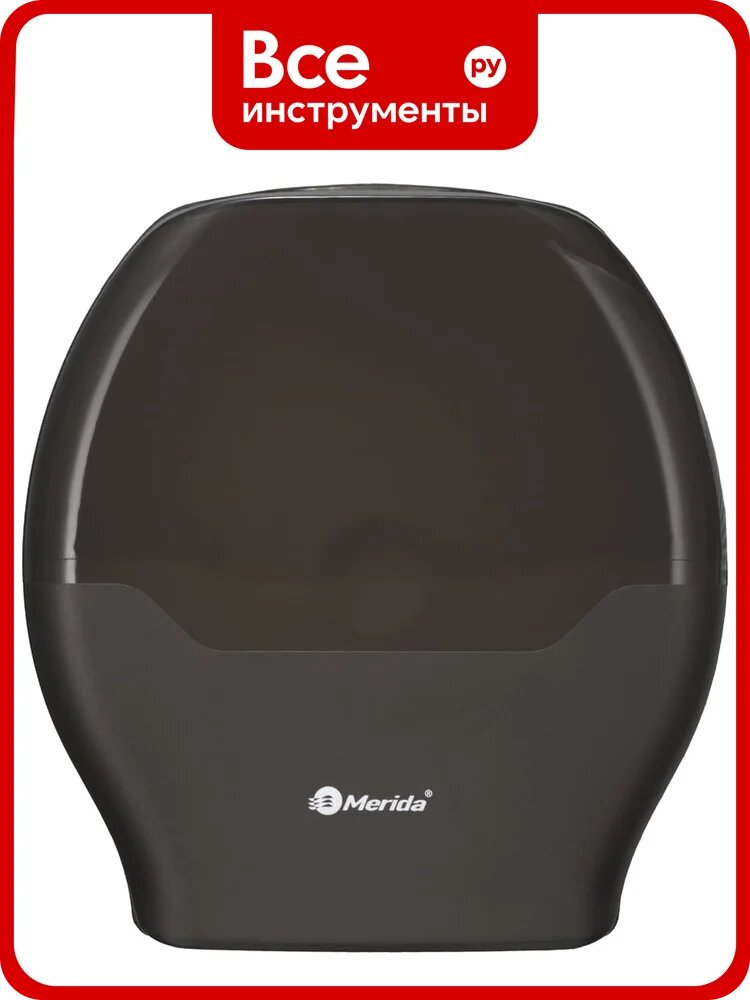 Диспенсер для туалетной бумаги в рулонах Merida HARMONY BLACK MAXI ABS-пластик BHC101