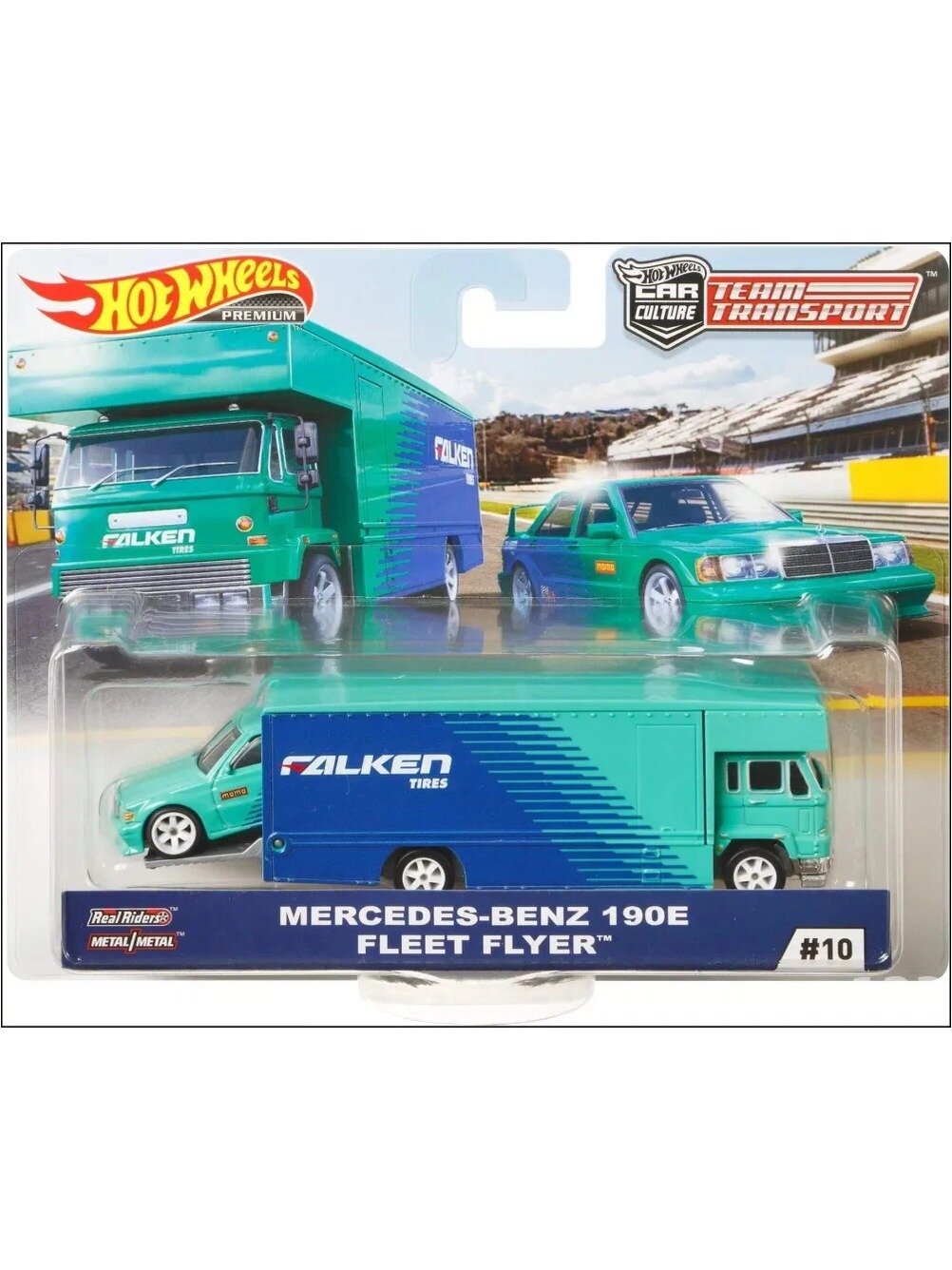 Эксклюзивный набор Hot Wheels FLF56 с Mercedes 190E и Fleet Flyer