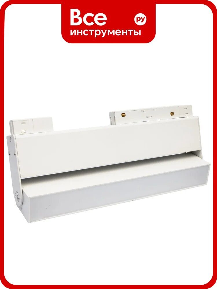Линейный светодиодный трековый светильник-прожектор Uniel ULB-M80-12W/4000K/35 WHITE UL-00008747