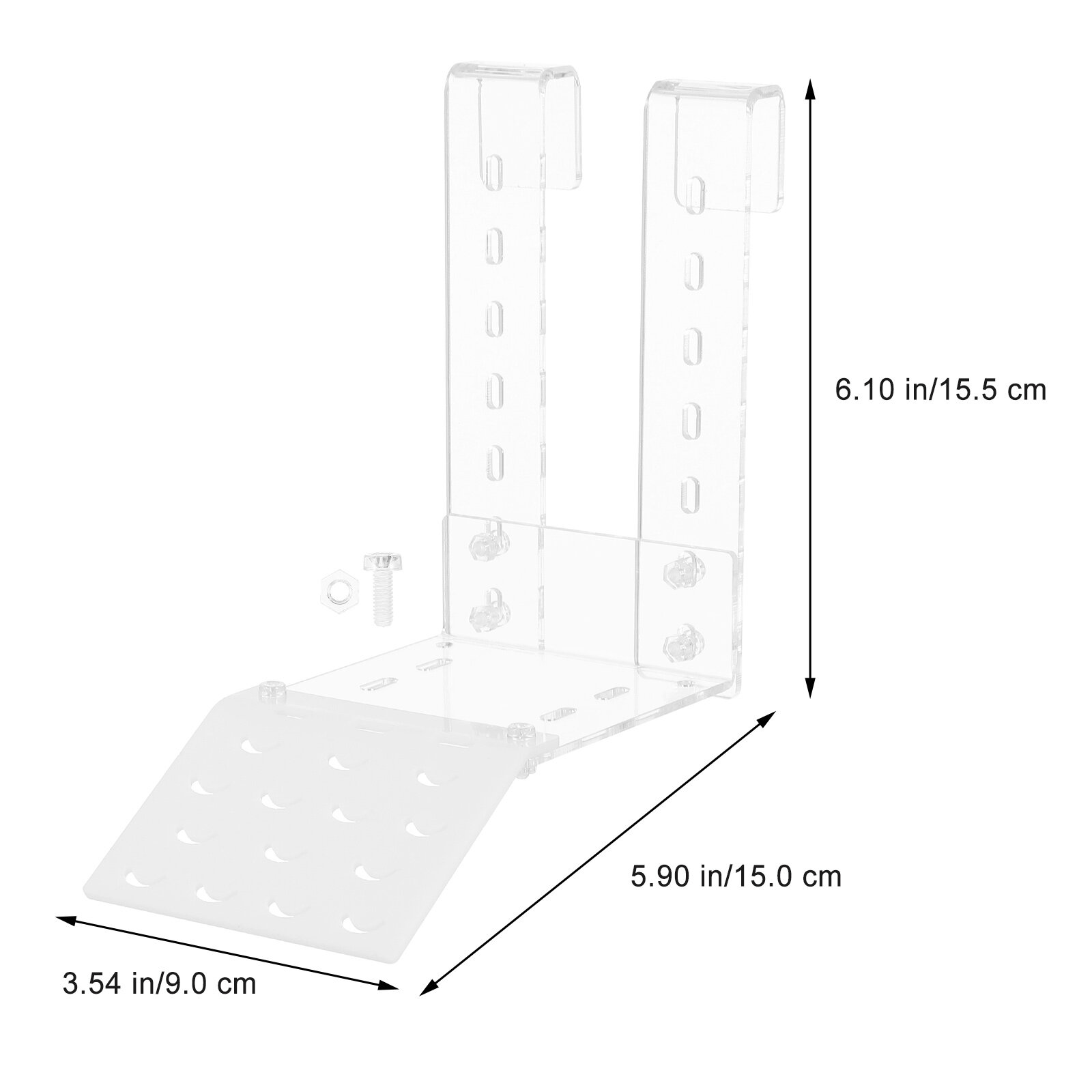 Платформа Для Черепах 1 Шт Прозрачная Многофункциональная 15 5X15X9Cm