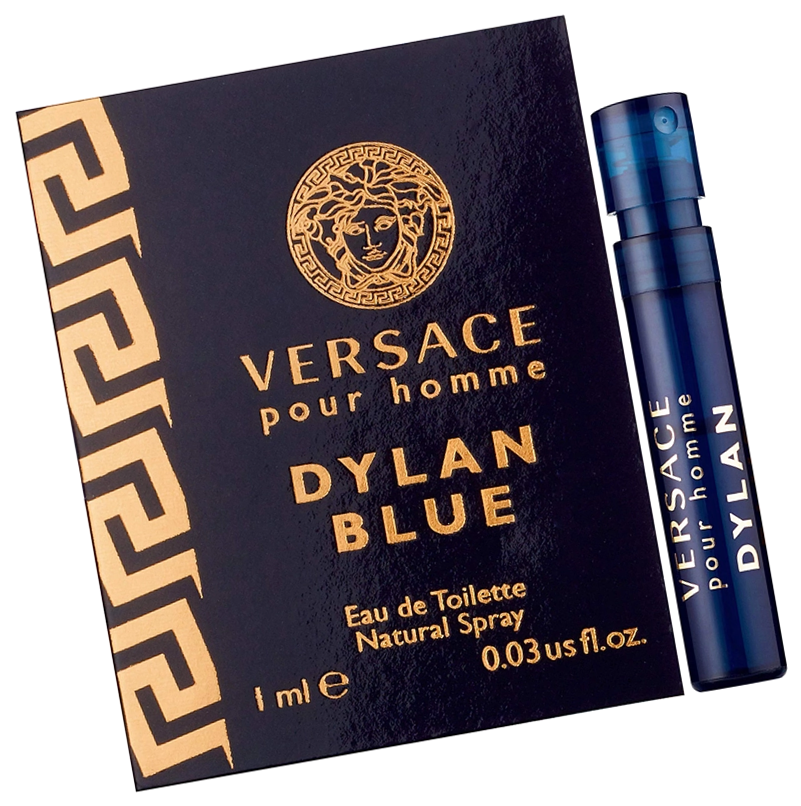 Мужская туалетная вода Версаче Дилан Блю 1 мл миниатюра / Versace Versace Pour Homme Man