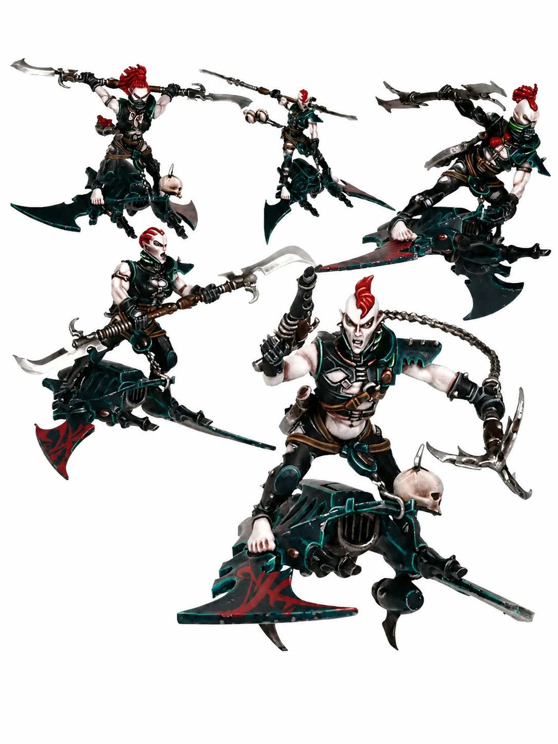 HELLIONS Warhammer 40K Смоляная модель (не собрана, не окрашена)