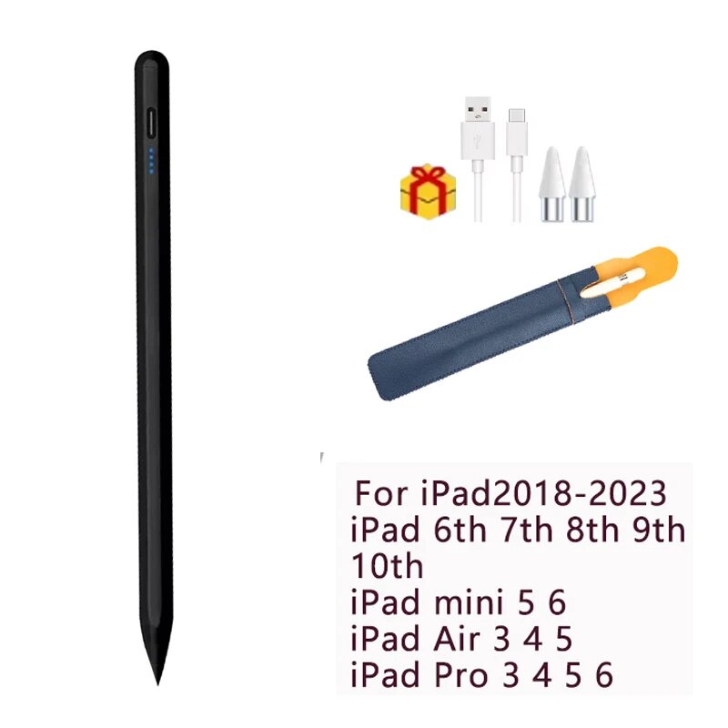 Стилус P+7 Беспроводной для iPad black and bag